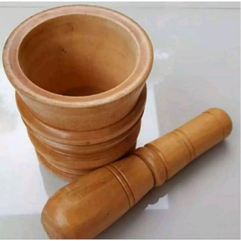 Jual lumpang kayu besar dan tumbukan alu 1set/penumbuk tradisional ...