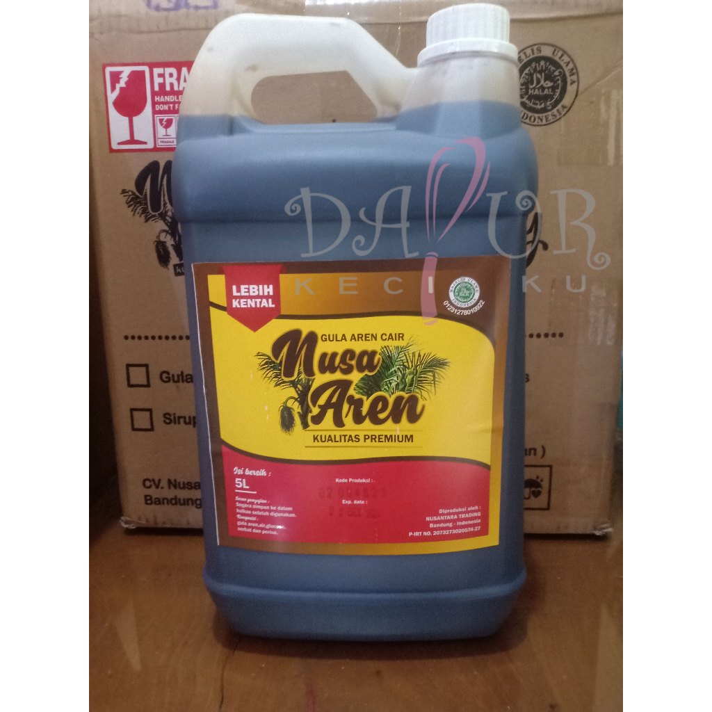 Jual Gula Aren cair Nusa Aren 5 liter / liquid 5Lt / 5L | Shopee Indonesia