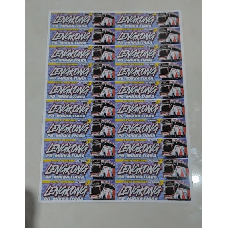 Jual Stiker Bus basuri/ Tempelan bus telolet | Shopee Indonesia