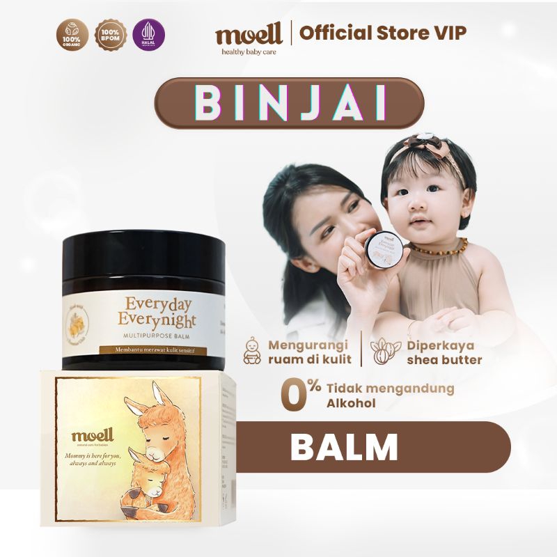 Jual MOELL MULTIPURPOSE BALM 30GR | Shopee Indonesia