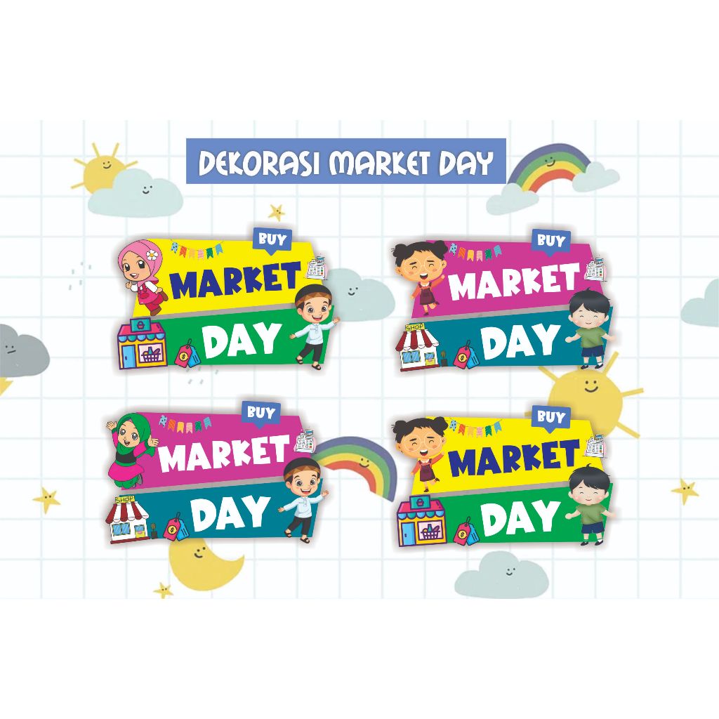 Jual Market Day Decoration/Dekorasi Market Day | Shopee Indonesia