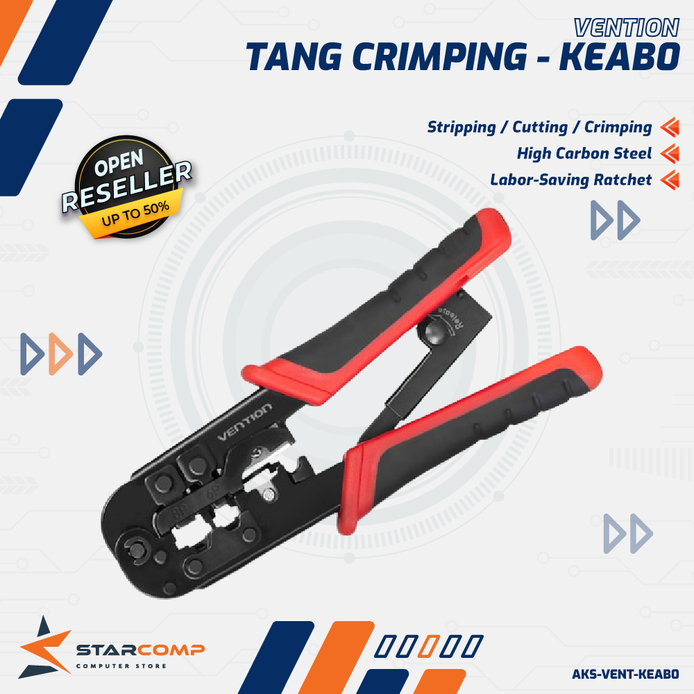 Jual Vention KEA Tang Crimping Tool LAN Network Cable 6P 8P RJ45 ...