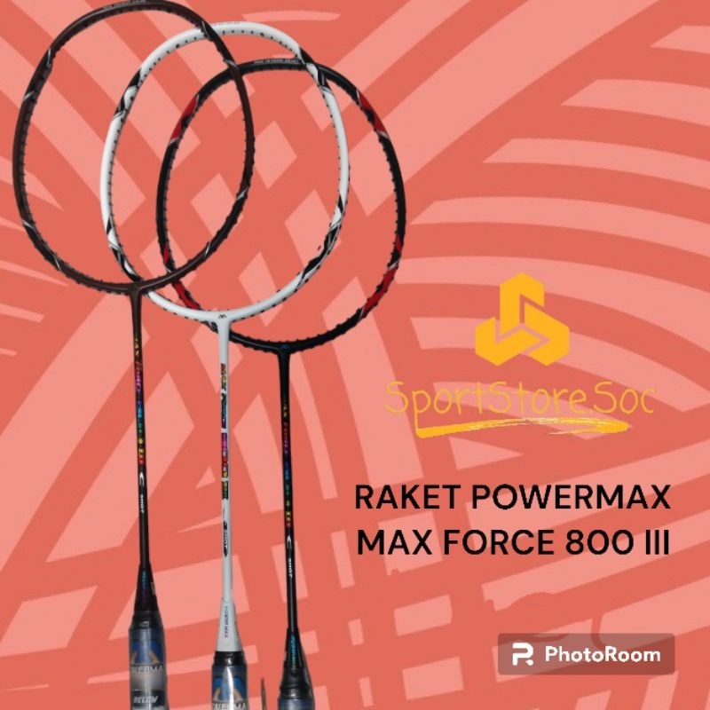 Jual RAKET BADMINTON POWERMAX MAXFORCE 800 III | Shopee Indonesia