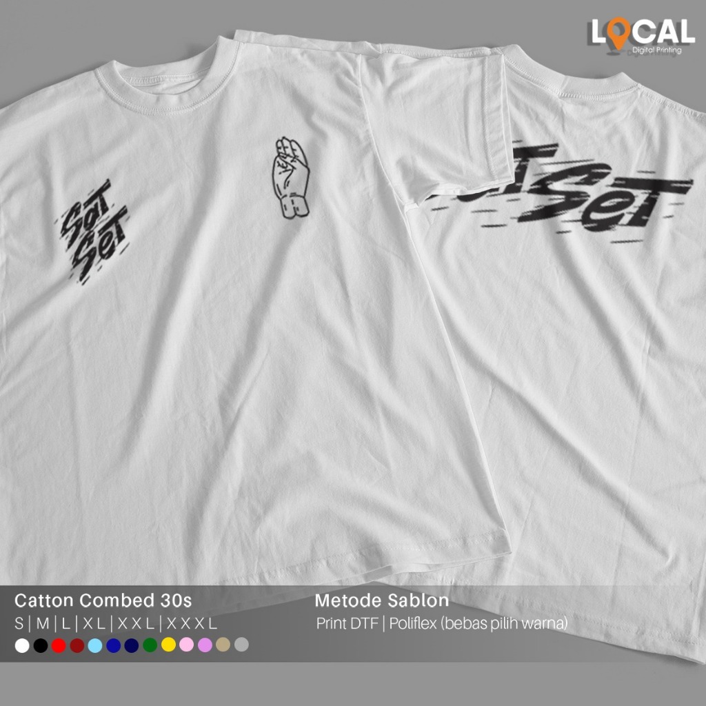 Jual CUSTOM SABLON KAOS SATUAN EDISI PEMILU PILPRES 2024 SAT SET GANJAR ...