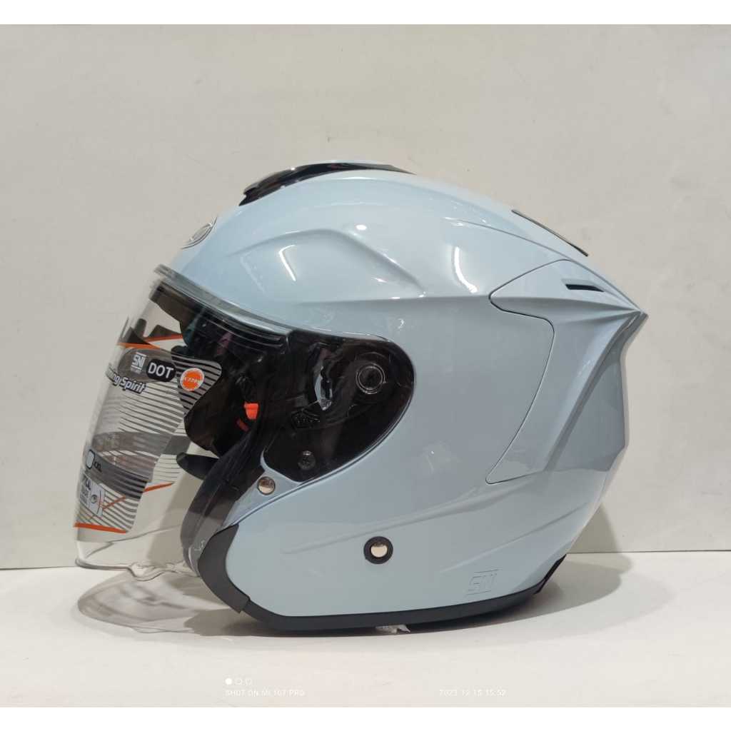 Jual HELM INK DYNAMIC SOLID STEEL BLUE SINGLE VISOR FLAT | Shopee Indonesia