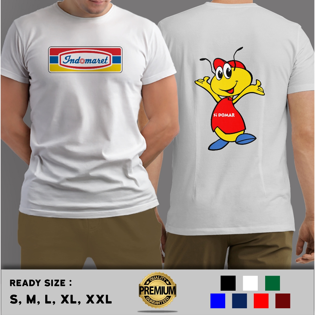 Jual Kaos Indomaret Si Domar Maskot Customs Terlaris | Shopee Indonesia