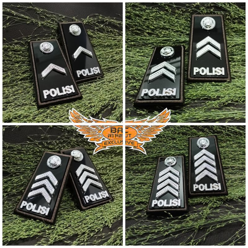 Jual pangkat pdh polisi bripda/ briptu/ brigadir/ bripka | Shopee Indonesia