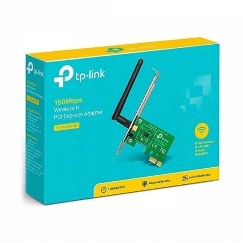 Jual TP-Link Wireless N PCI Express Adapter Wifi TL-781ND 150Mbps ...