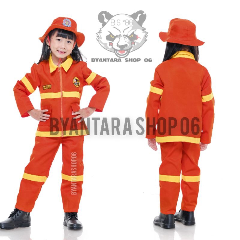 Jual Seragam profesi pemadan kebakaran . seragam pemadam TK / Seragam ...
