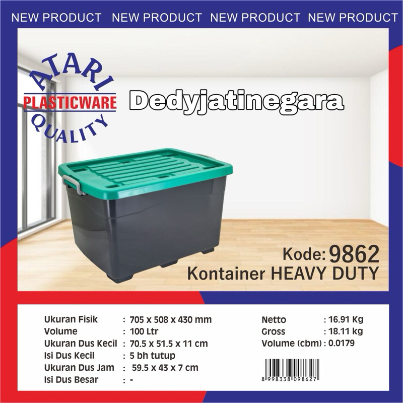 Jual Container Box Tebal Atari CB 50, 75, 100 Ltr Box Serbaguna ...