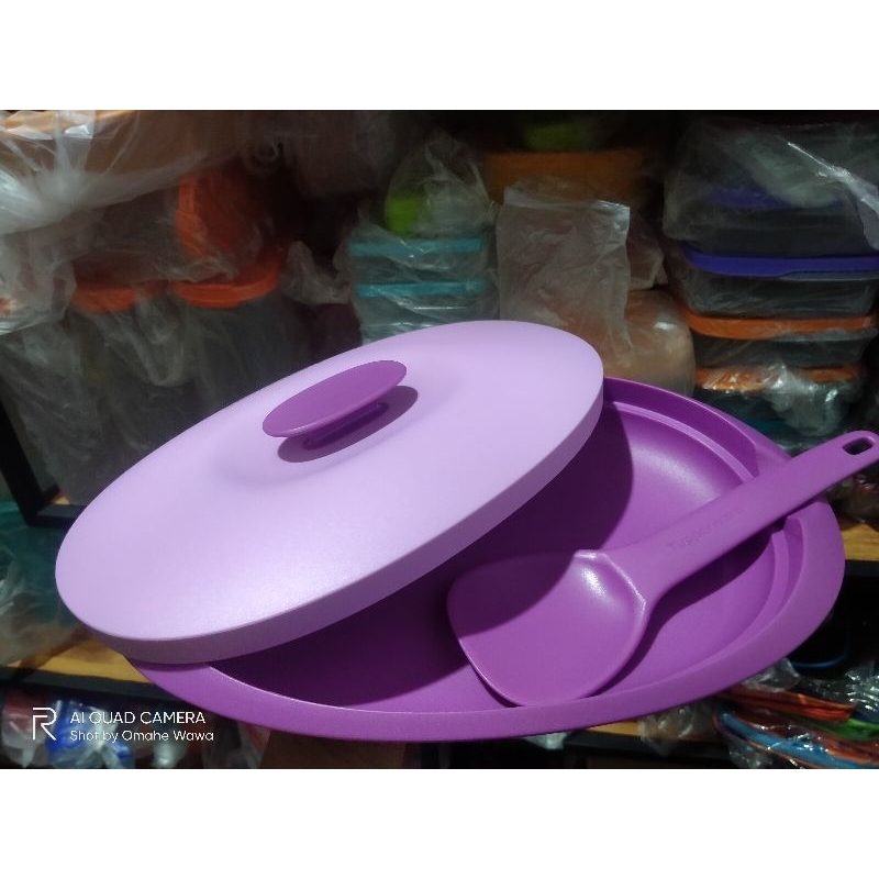 Jual serving plate Tupperware ungu | Shopee Indonesia