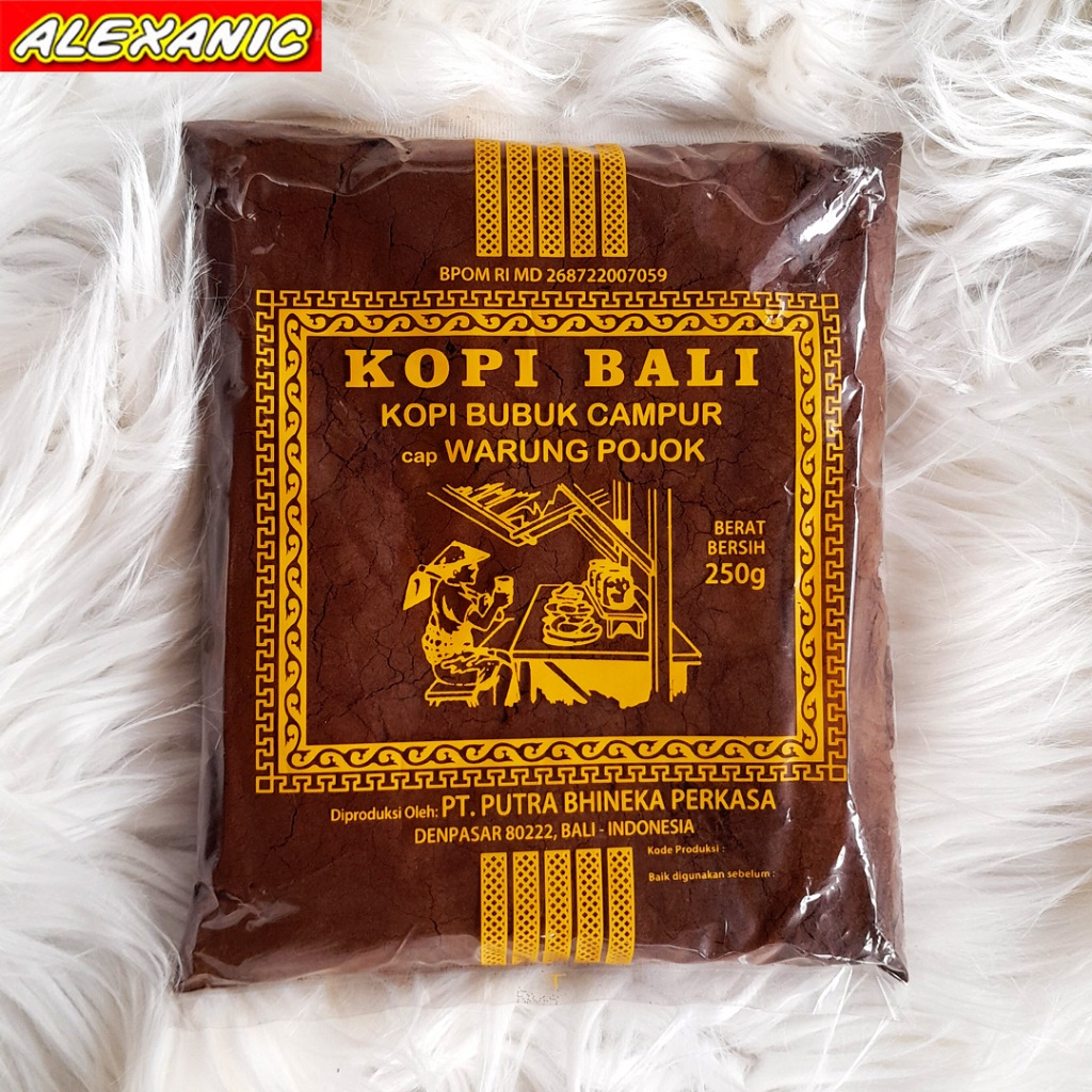 Jual Kopi Bali Kopi Bali Cap WARUNG POJOK 250 gr by Kopi Kupu Bola ...