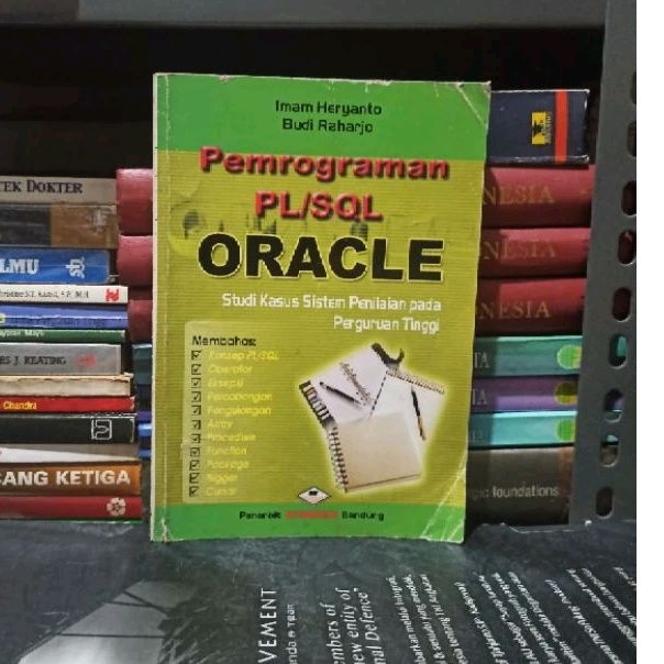 Jual Buku Original Pemrograman PL/SQL ORACLE Imam Heryanto Bekas | Shopee Indonesia