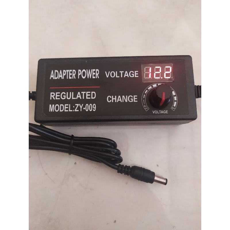 Jual Adaptor Potensio Output 3 12 Volt Dc 5 Ampere Untuk Dinamo Blower Led Dengan
