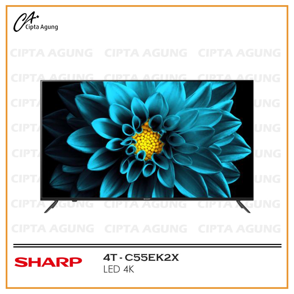 Jual SHARP LED TV 55 INCH ANDROID TV 4K 4T-C55EK2X / 4T C55EK2X ...