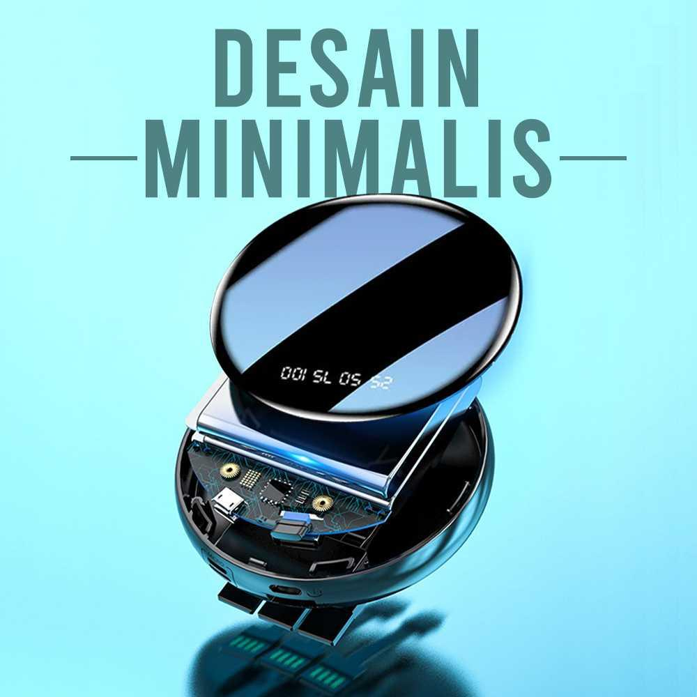 Jual power bank termurah mini fast charging SMARTMS Power Bank 1 Port 10000mAh Kabel Micro, Type ...