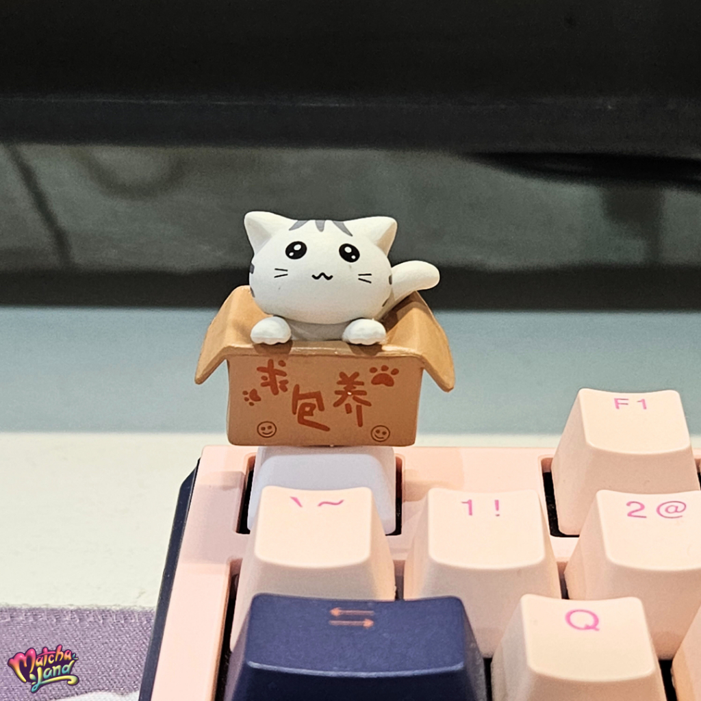 Jual Cute Cat Neko Keycaps Mechanical Keyboard ; Keycaps kucing lucu ...
