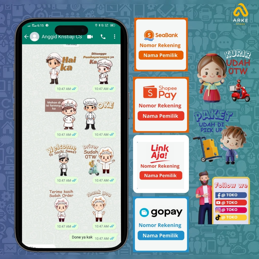 Jual Sticker WA | Stiker wa | Shopee Indonesia