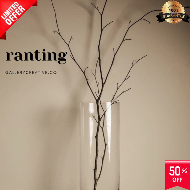 Jual ranting kayu-kayu hias vas bunga aesthetic | Shopee Indonesia