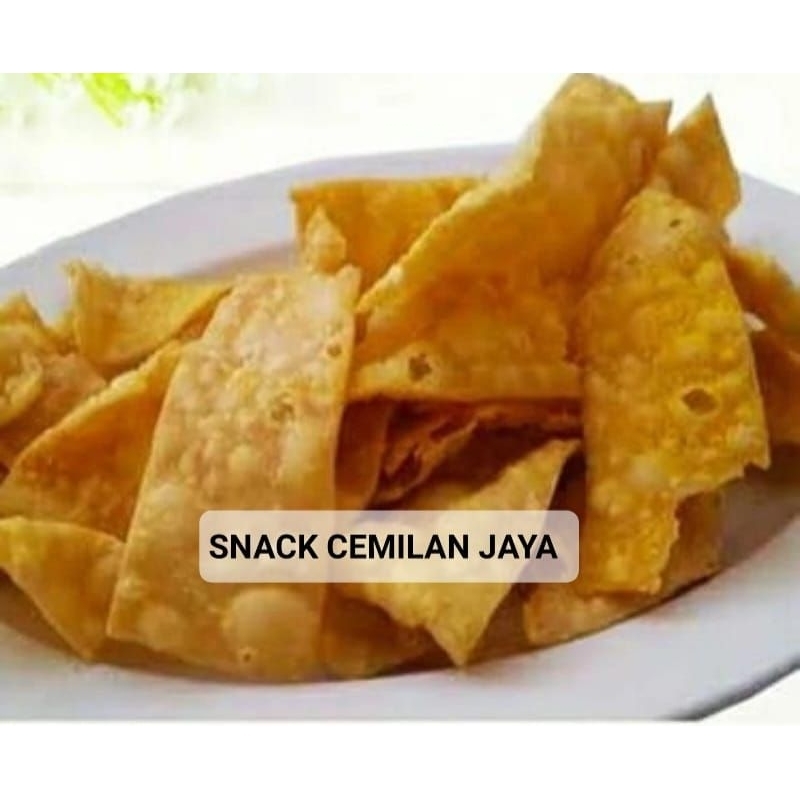 Jual KERIPIK PANGSIT BAWANG 1KG(1000GR) - KERIPIK PANGSIT CEMILAN NGOPI ...