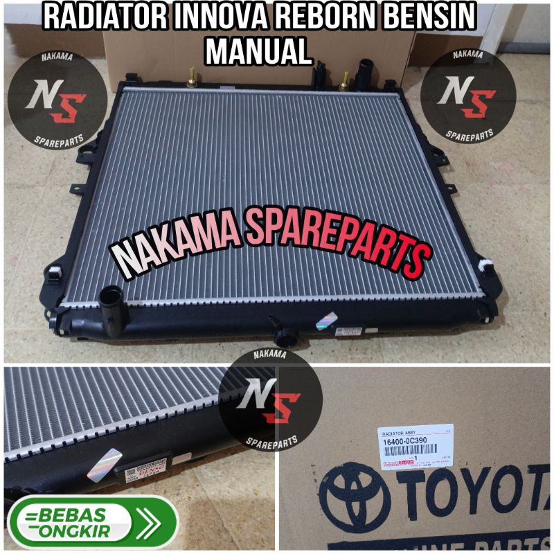 Jual Radiator assy innova reborn innova reboun bensin manual original ...