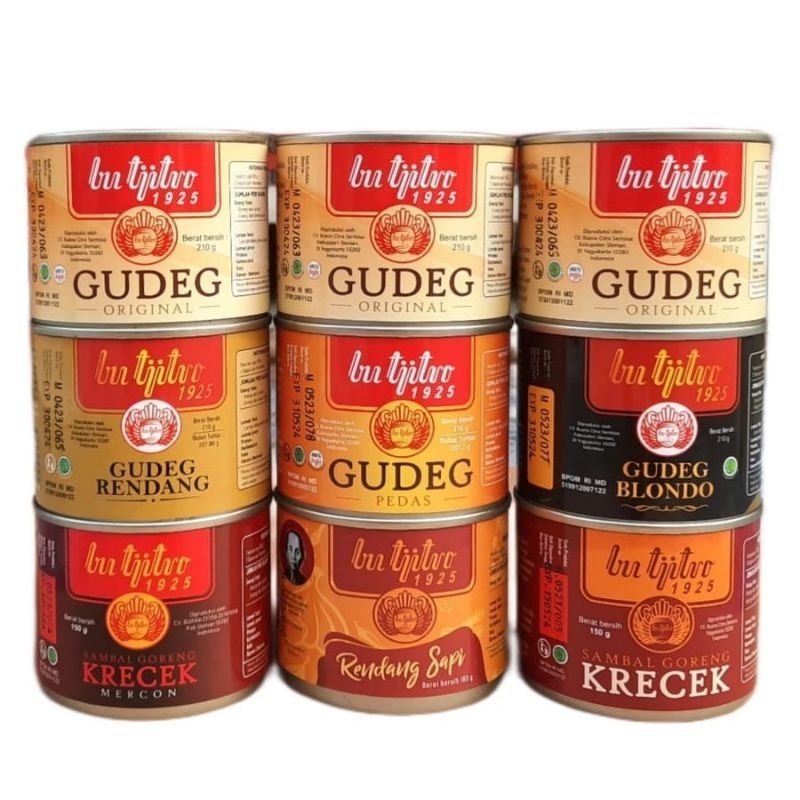 Jual Gudeg Kaleng Legendaris Bu Tjitro 1925 | Shopee Indonesia
