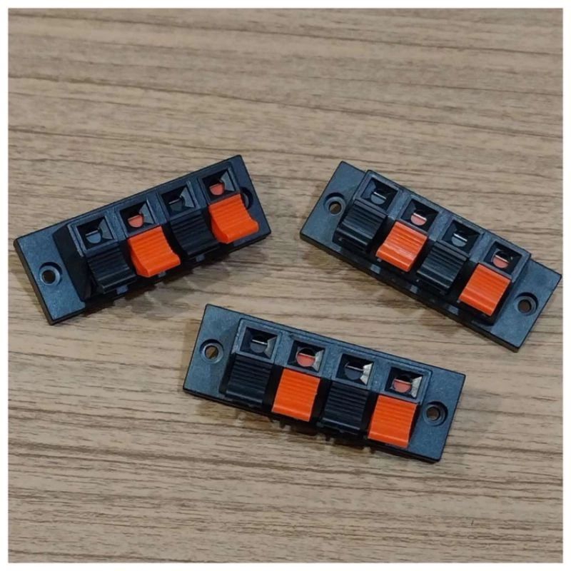 Jual Terminal Jepit speaker 4 pin Besar Amplifier | Shopee Indonesia