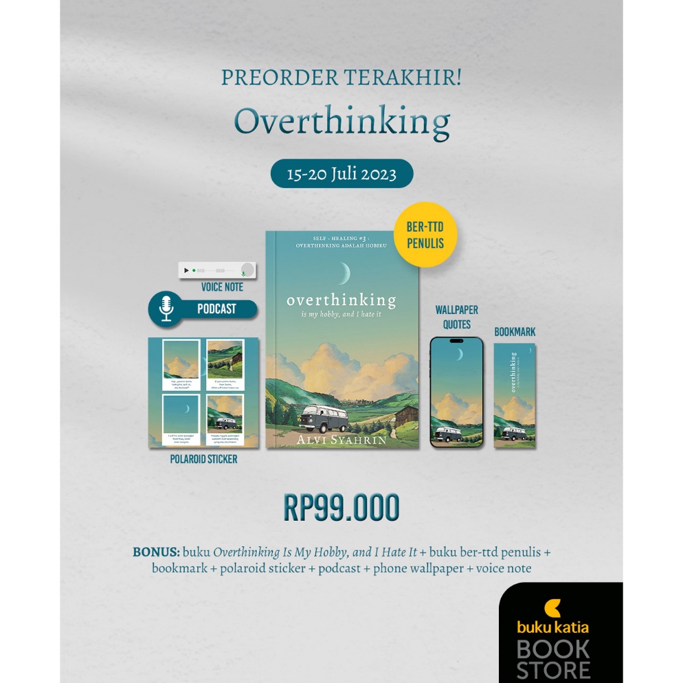 Jual Stok Banyak OVERTHINKING LONELINESS IS MY BEST FRIEND ALVI SYAHRIN ...
