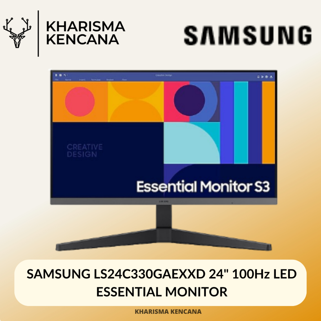 Jual SAMSUNG LS24C330GAEXXD 24" 100Hz LED ESSENTIAL MONITOR 24c330 ...