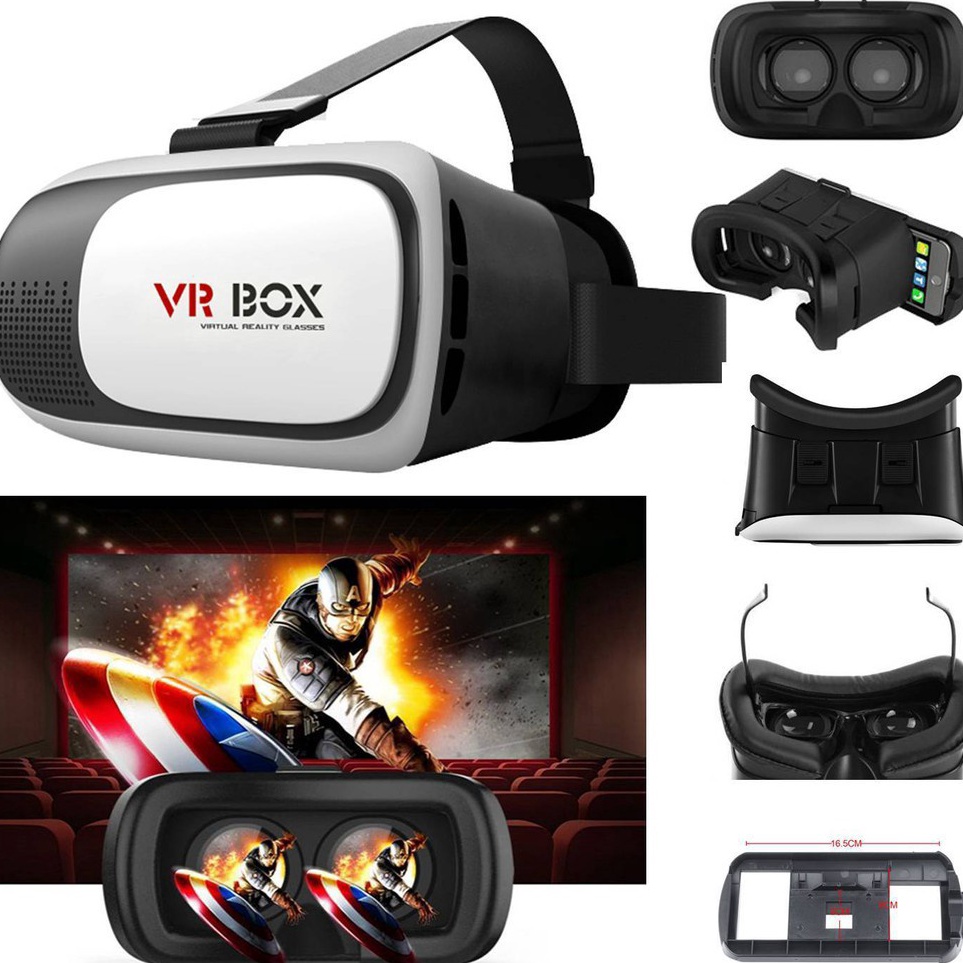 Jual Kacamata VR Box 3D Reality Visual Gaming 3D Glasses PM k Special Edition | Shopee Indonesia