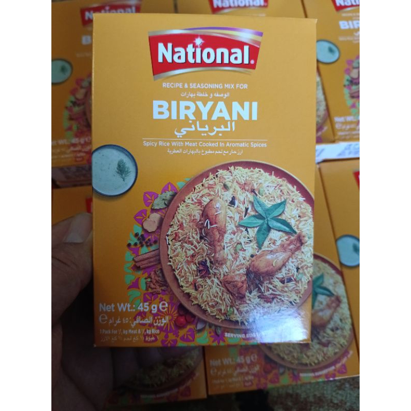 Jual National Biryani Masala 45gram | Shopee Indonesia