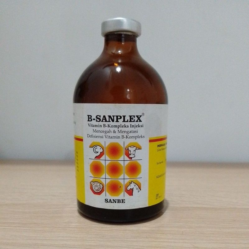 Jual Bsanplex 100ml injeksi vitamin sapi kambing | Shopee Indonesia