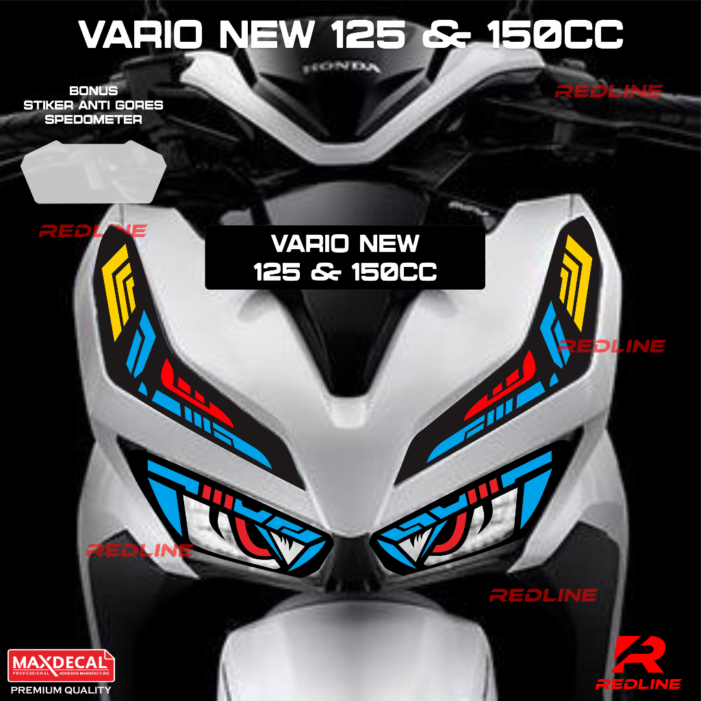 Jual Promo Stiker Lampu Vario 125 150 CC New | Shopee Indonesia