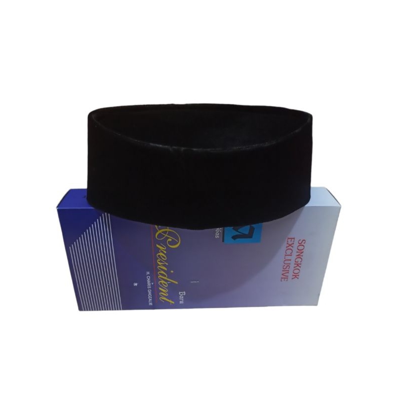 Jual Songkok hitam president exclusive , peci hitam | Shopee Indonesia
