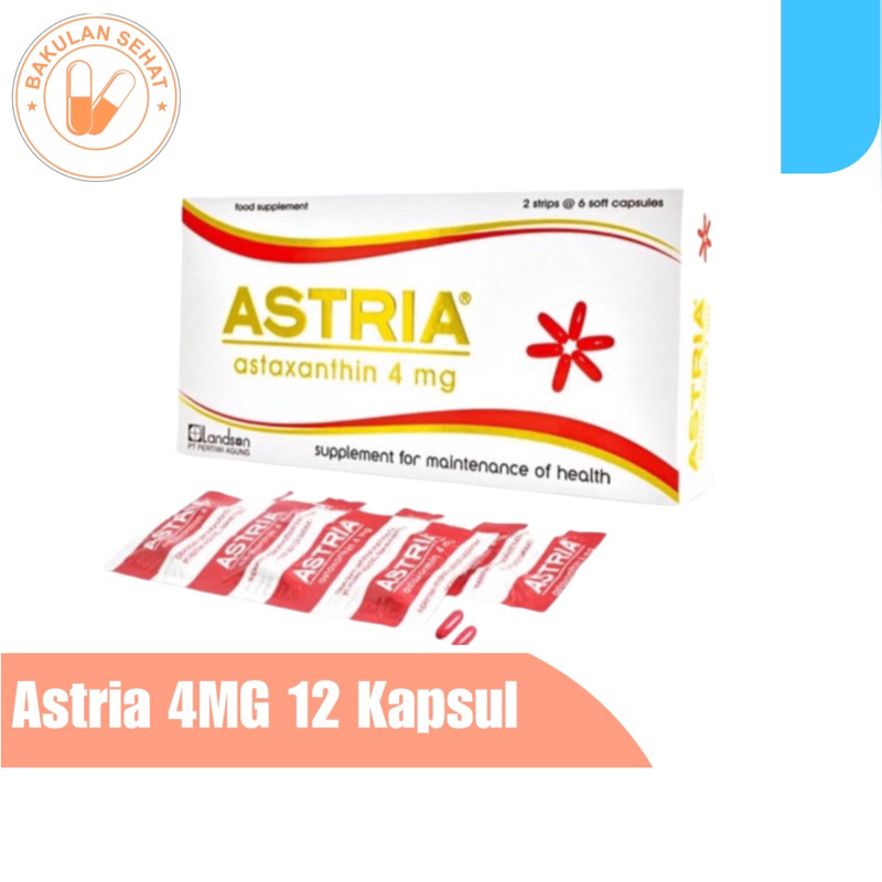 Jual Astria 4 mg isi 12 Kapsul - Suplemen Daya Tahan Tubuh | Shopee ...