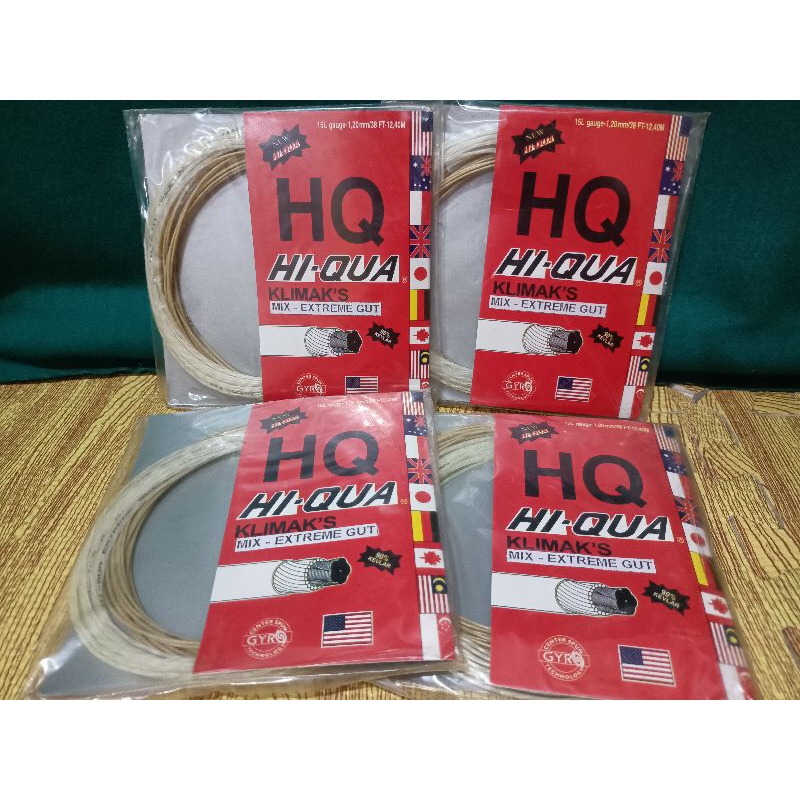 Jual Senar Tennis HI-QUA Klimak's (MIX-EXTREME GUT) | Shopee Indonesia