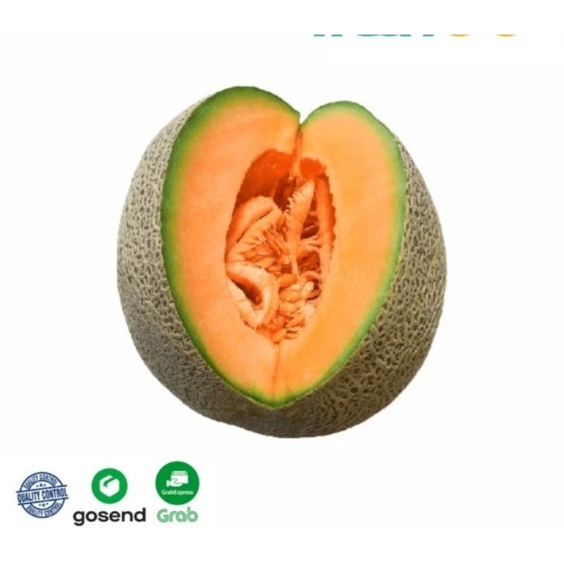 Jual Melon madu oren +-1 kg / melon honey orange 1 buah / melon honey Oren 1 kg per buah ...