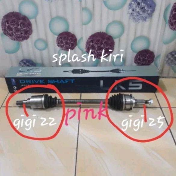 Jual Drive Shaft Cv Joint Assy As Tarik As Roda Depan Komplit Suzuki Splash Kiri | Shopee Indonesia