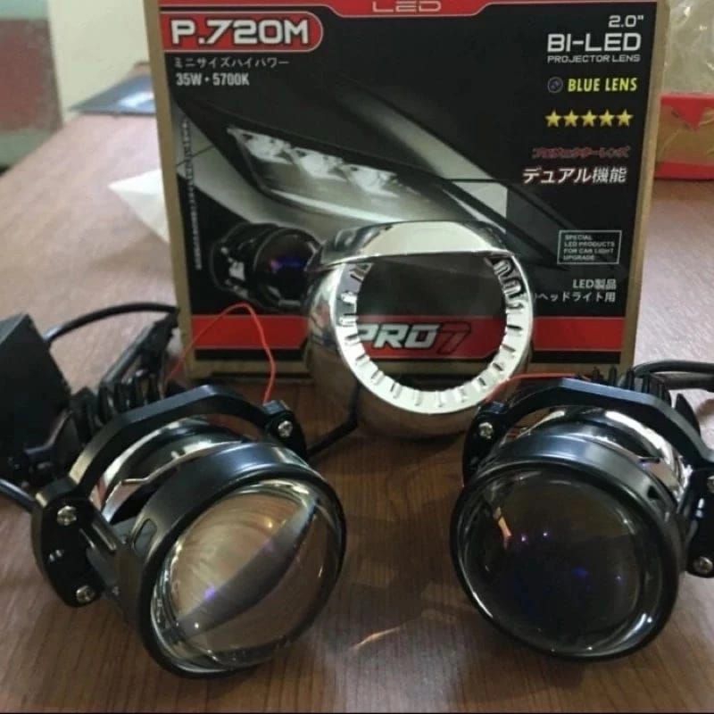 Jual Projie Proyektor Biled Pro7 P720BL Blue Lens | Shopee Indonesia