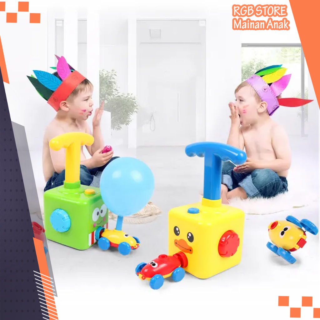 Jual Mainan Anak Mobil Mobilan Balon Pompa Balloon Car Kado Unik Anak ...