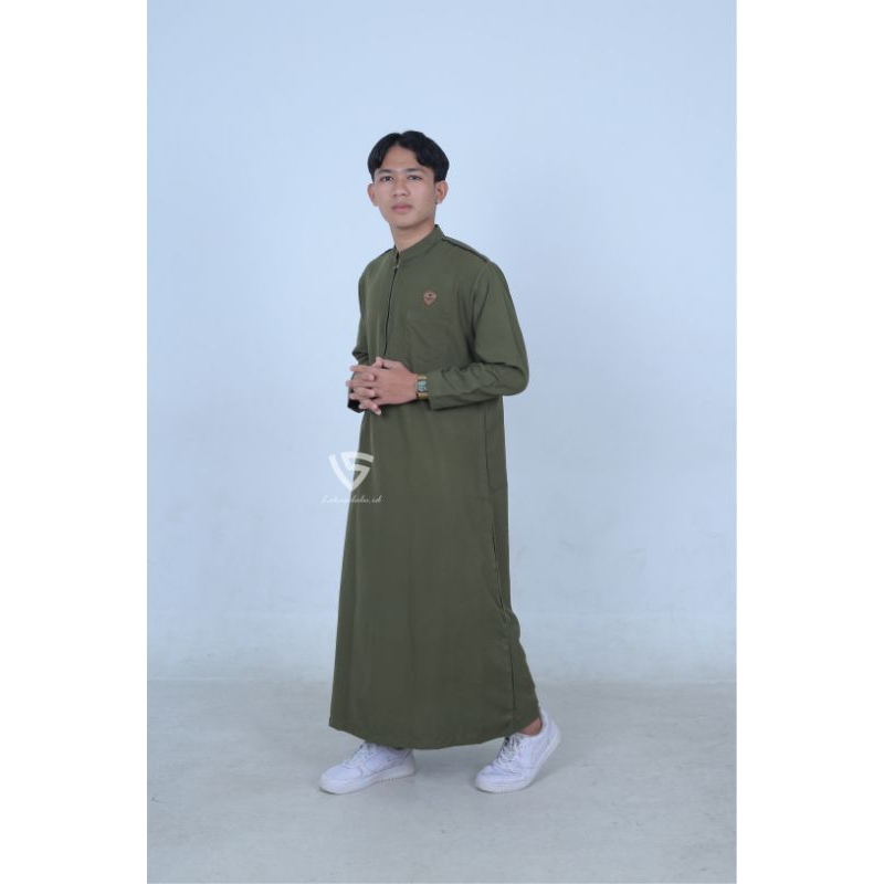 Jual Jubah Gamis Muslim Pria Remaja Dewasa Lengan Panjang Model ...