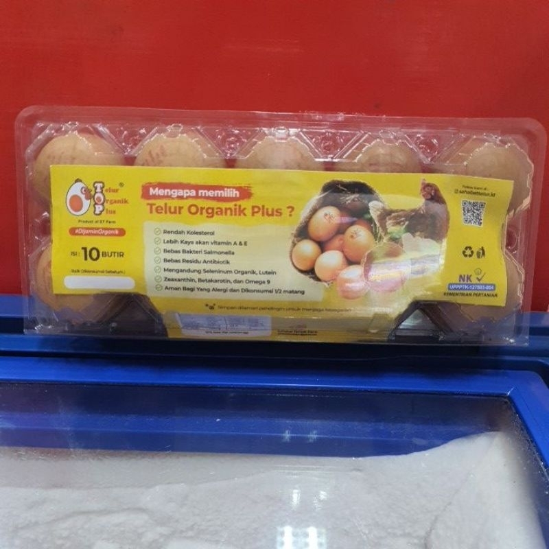 Jual Telur Organik Plus isi 10 butir | Shopee Indonesia