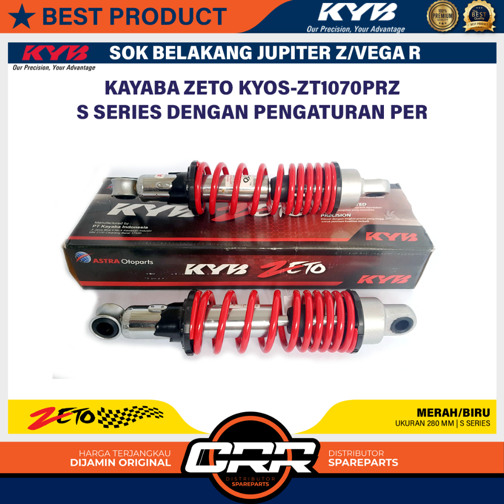 Jual Shockbreaker Kayaba Zeto Jupiter Z Vega F1ZR Bebek Yamaha Sok Belakang Sokbreker Tipe KYOS ...