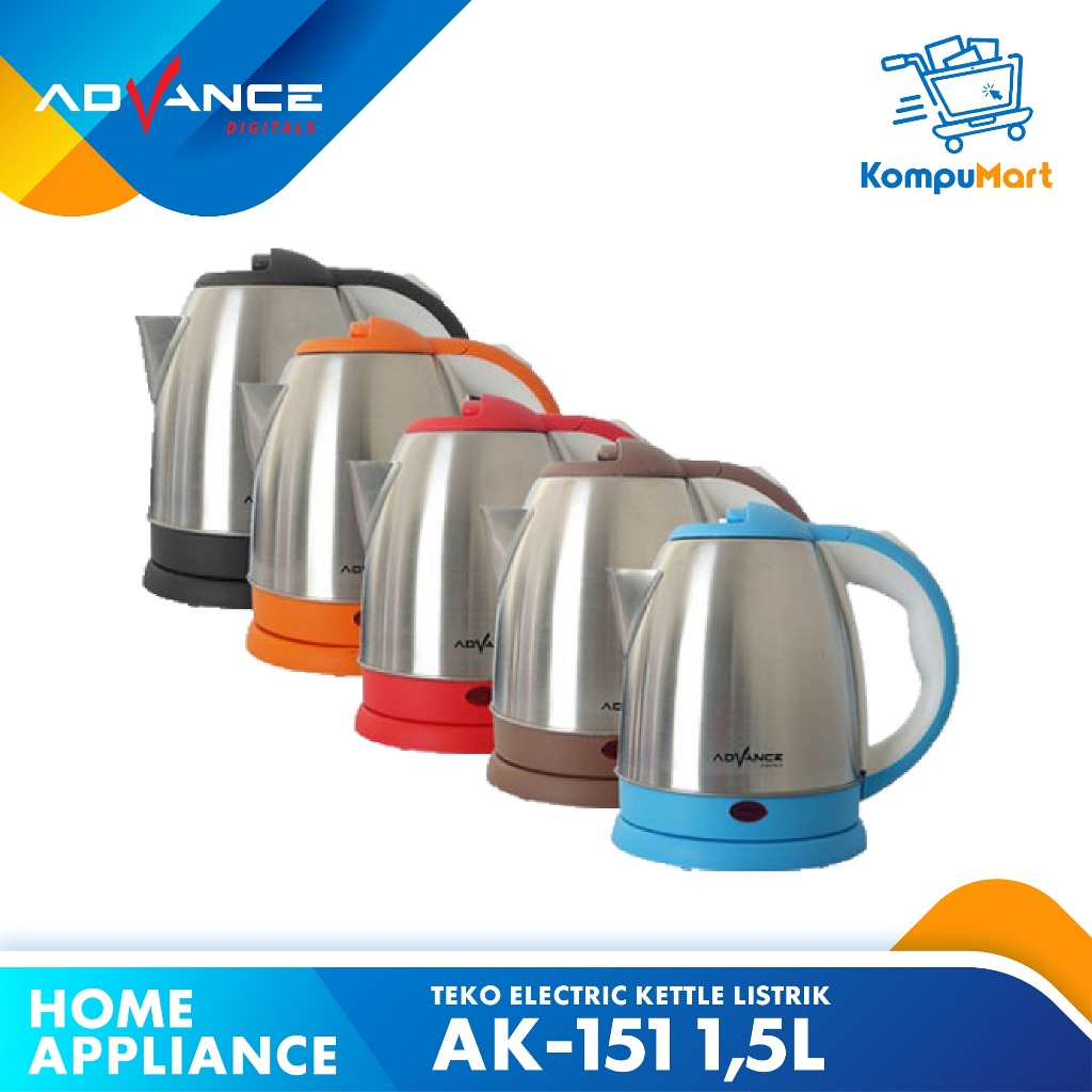 Jual ADVANCE AK-151 Electric Kettle 1,5 Liter/Teko Listrik AK151 ...
