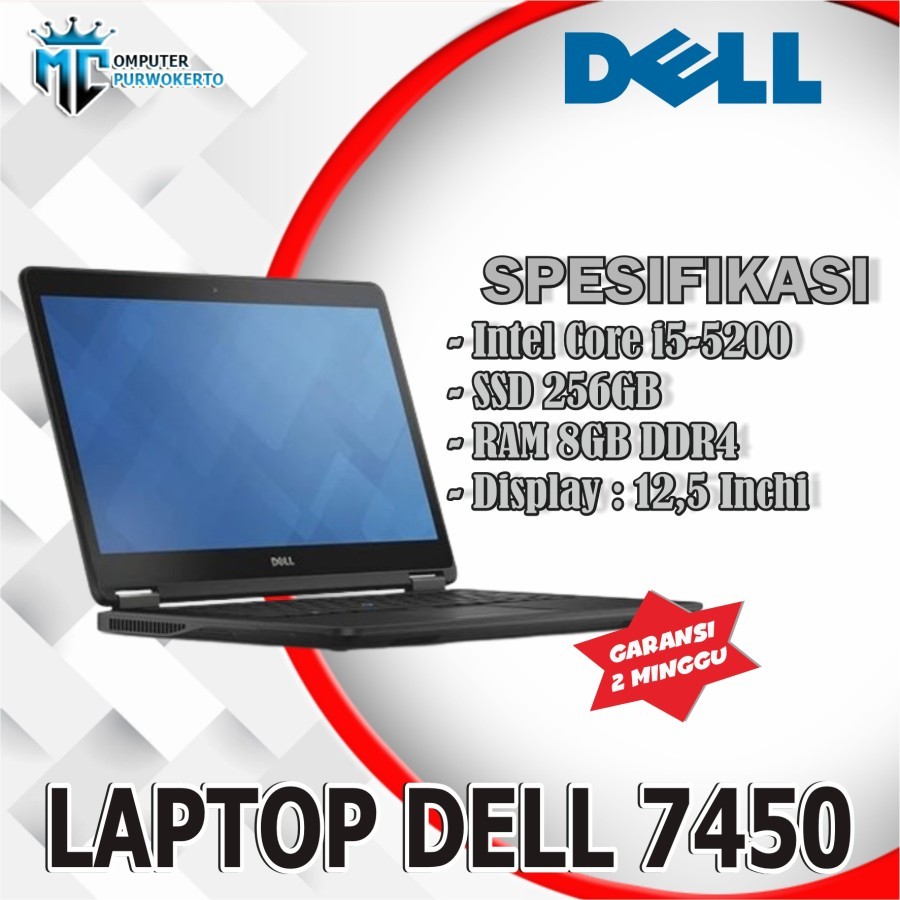Jual Laptop Dell Latitude E7450 Core i5 Gen 5 Touchscreen | Shopee Indonesia