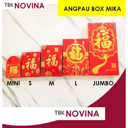 Jual [ 1 PACK ] ANGPAO IMLEK FU / RED POCKET CHINESE NEW YEAR / ANGPAU ...