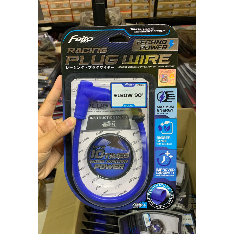 Jual KABEL BUSI PLUG WIRE ELBOW FAITO MOTOR BEBEK FAITO ORIGINAL ...