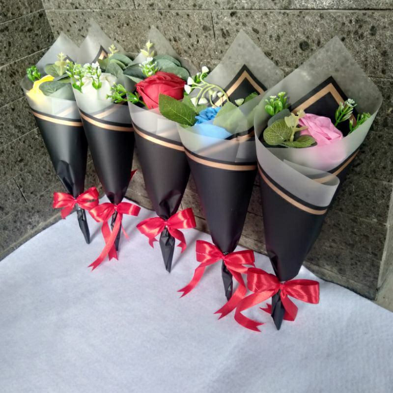Jual [ Bisa COD ] Buket Bunga Artificial 1 tangkai // Buket Murah ...