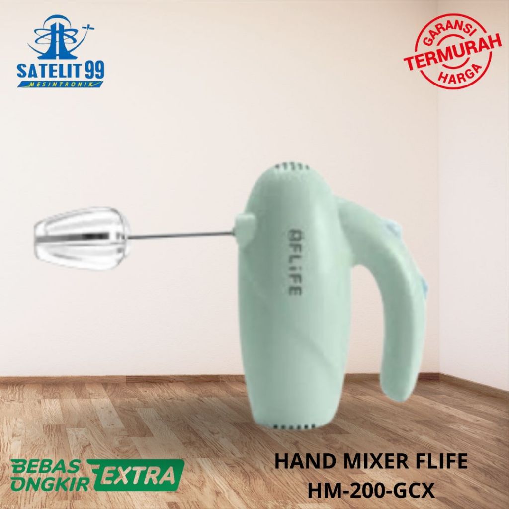 Jual MIXER TANGAN / MIXER ADONAN / HAND MIXER FLIFE HM-200-GCX | Shopee ...