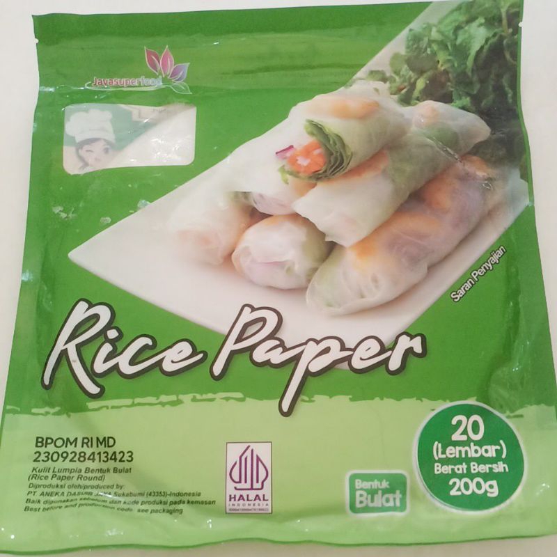 Jual Rice paper round isi 20 lembar | Shopee Indonesia